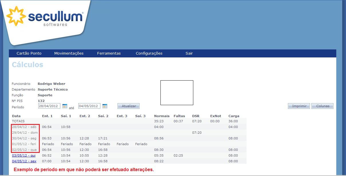 Como utilizar o Módulo Web do Ponto Secullum 4? - Perguntas Frequentes ...