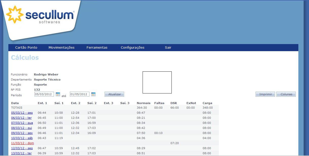 Como utilizar o Módulo Web do Ponto Secullum 4? - Perguntas Frequentes ...
